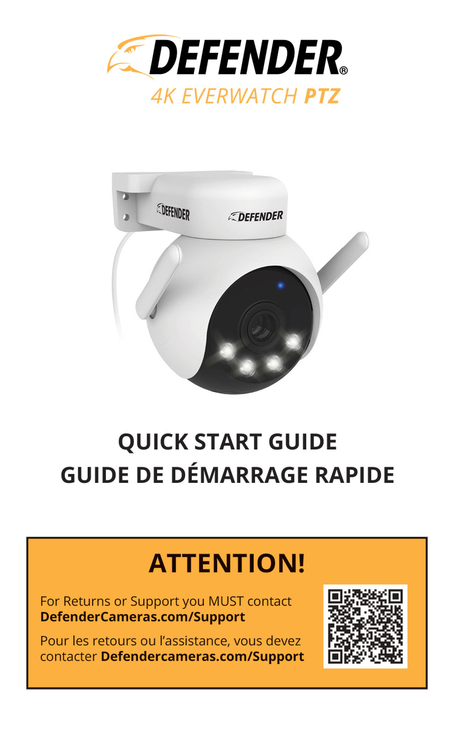 4K Everwatch PTZ | Quick Start Guide – Defender Cameras