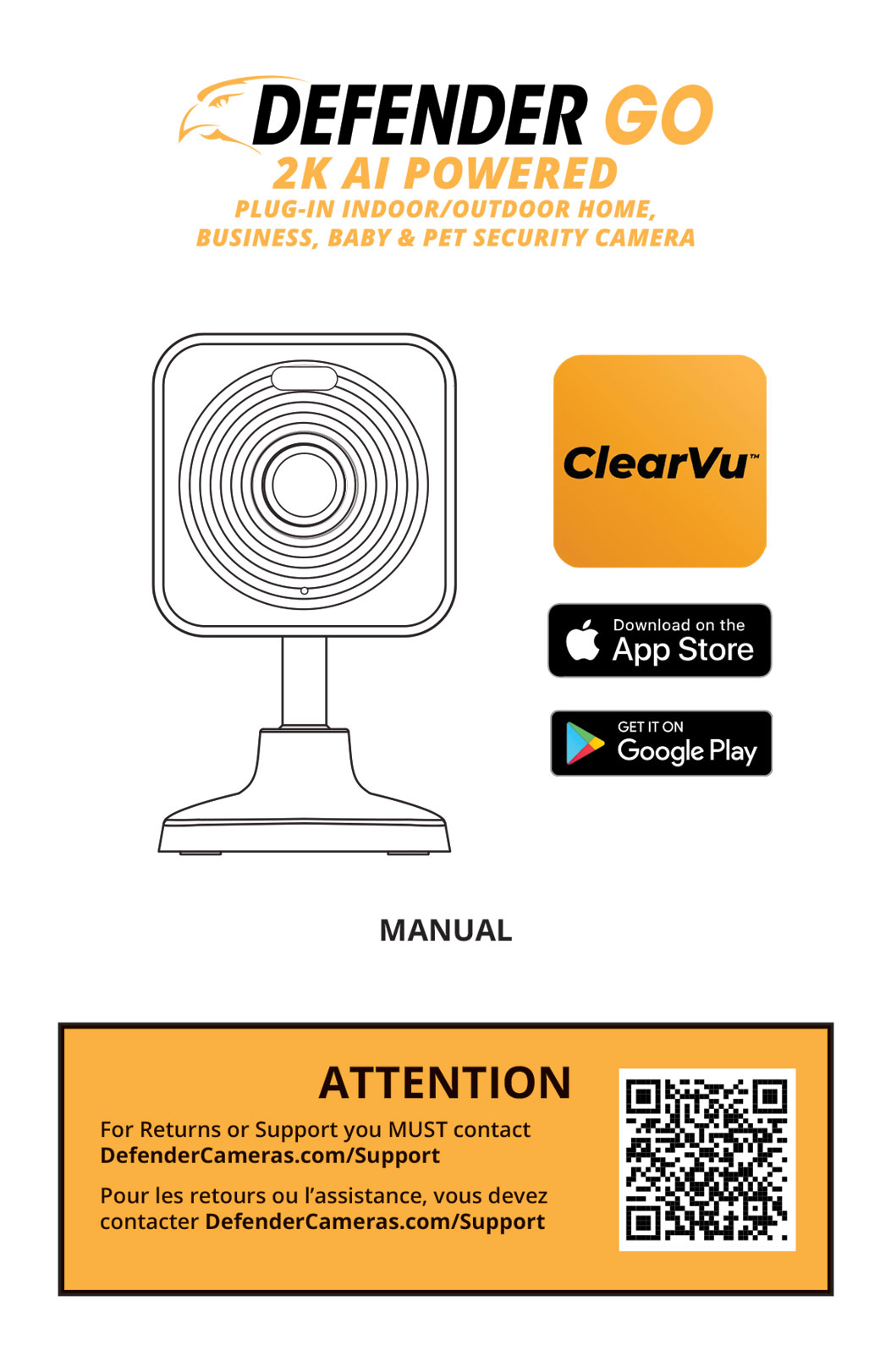 Defender GO | ClearVu App Manual – Defender Cameras